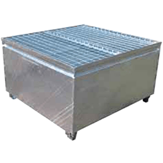 1000L Metal Bund : Metal Containment 1000L : Metal Pallet Bund 1000kg ...
